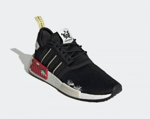 Adidas NMD R1 Thebe Magugu Core Black Almost Yellow Power Red GX2074 ...