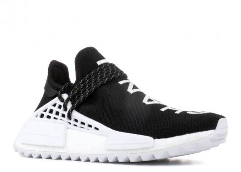 Adidas Pharrell X Chanel Nmd Human Race Trail Core Running Black White ...