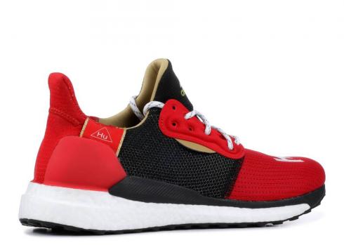 Adidas Pharrell X Solar Hu Glide St Chinese New Year Scarlet White ...