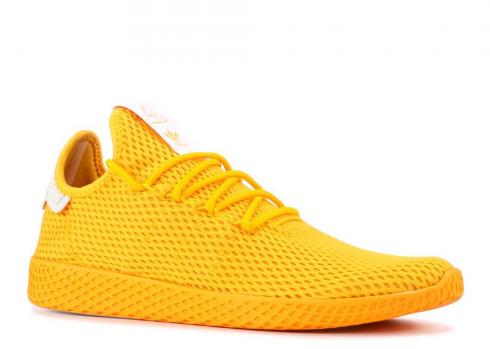 Adidas Pharrell X Tennis Hu Solid Gold White Footwear CP9767 - Adidas ...