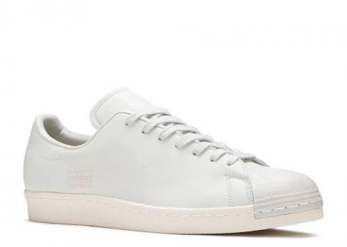Adidas Superstar 80s Clean Crystal White Off BB0169 - Adidas Superstar ...