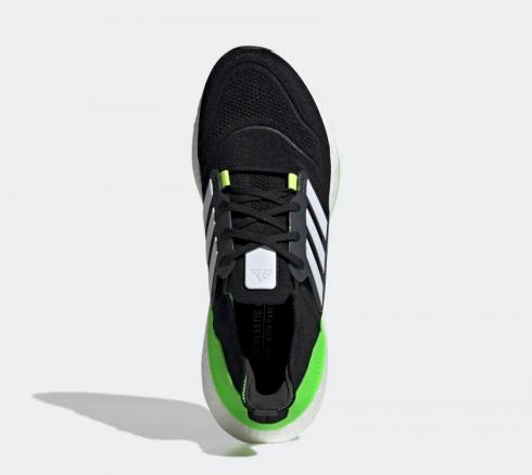 Adidas UltraBoost 22 Core Black Cloud White Solar Green GX6640 - Adidas ...