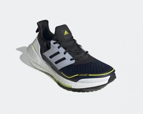 Adidas Ultraboost 21 Legend Ink Crystal White Acid Yellow S23893 ...