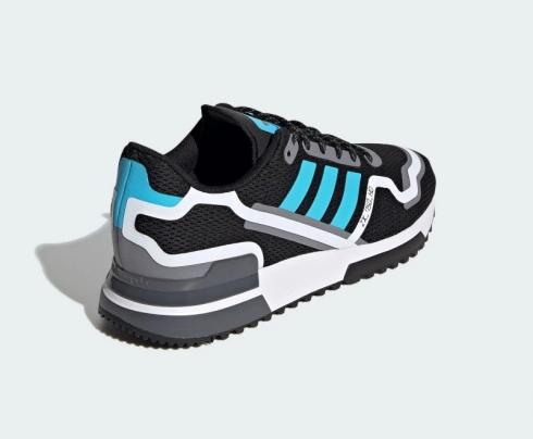 Adidas Originals ZX 750 HD Core Black Bright Cyan Grey Three FV2874 ...