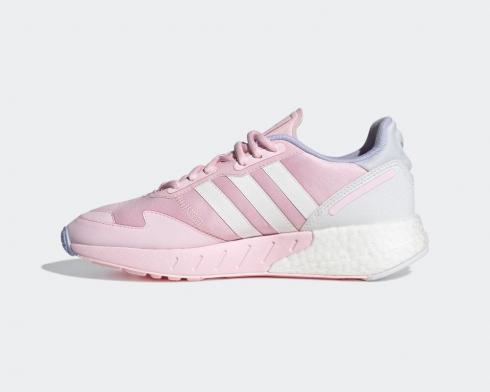 Adidas ZX 1K Boost Clear Pink Cloud White Violet Tone H02936 - Adidas ...