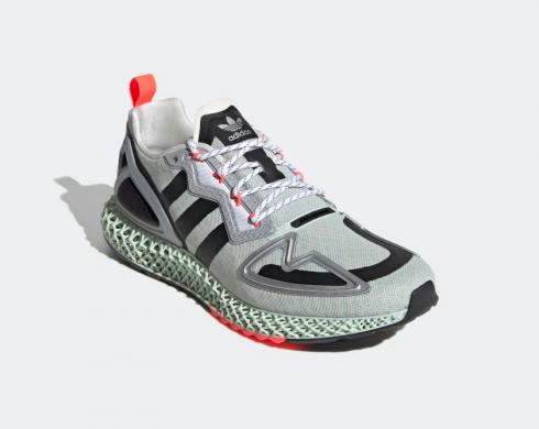Adidas ZX 2K 4D Faint Green Signal Pink Core Black FW2003 - Adidas ZX ...