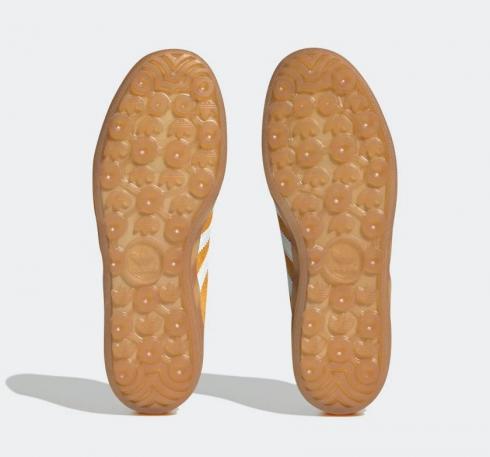 Adidas Gazelle Indoor Orange Peel Cloud White Gold Metallic HQ8716 ...