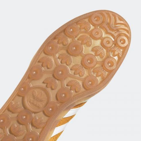 Adidas Gazelle Indoor Orange Peel Cloud White Gold Metallic HQ8716 ...