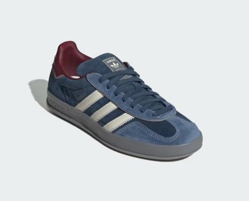 Adidas Originals Gazelle Indoor Navy Blue Dark Red Cloud White ID1008 ...