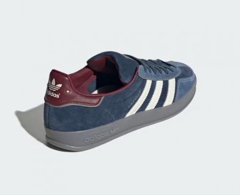 Adidas Originals Gazelle Indoor Navy Blue Dark Red Cloud White ID1008 ...