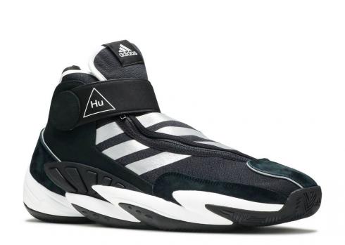 Adidas Pharrell X Crazy Byw Hu Core Black Metallic White Silver Cloud ...