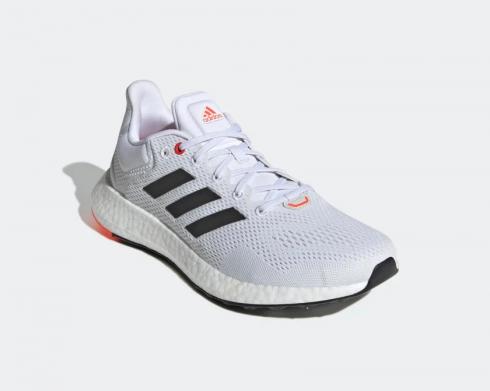 Adidas Pureboost 21 Cloud White Core Black Solar Red GY5099 - Other ...