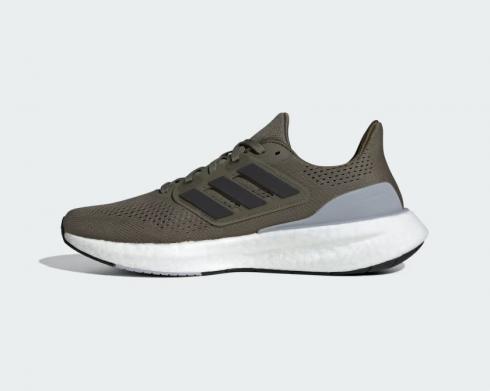 Adidas Pureboost 23 Olive Strata Core Black Halo Silver IF1548 - Other ...
