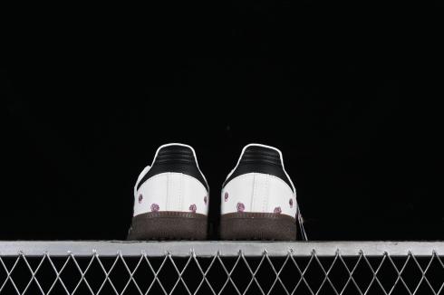 Adidas Samba OG Cloud White Embroidered Floral Core Black Gum IF4398 ...