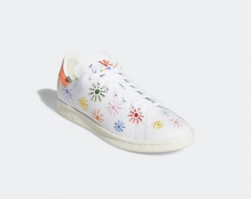 Adidas Stan Smith Pride Cloud White True Pink Off White GW2417 - Other ...