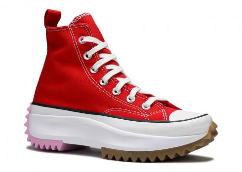 Converse Run Star Hike Red Pink White Peony 167107C - Converse Shoes ...