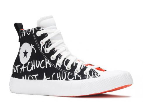 Converse Unt1tl3d High GS Not A Chuck Mandarin White Black Bold 266514C ...