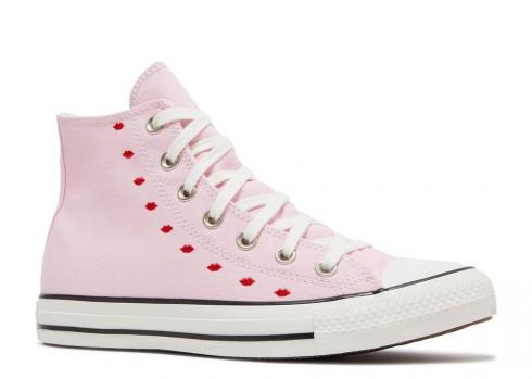 Converse Womens Chuck Taylor All Star High Embroidered Hearts Cherry ...