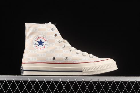 Kith x Converse Chuck Taylor All Star 70 Hi White Monogram 165523C ...