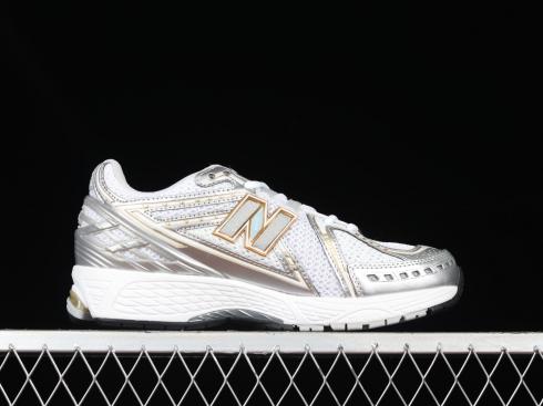 New Balance 1906 White Metallic Silver Gold M1906RI - New Balance Shoes ...