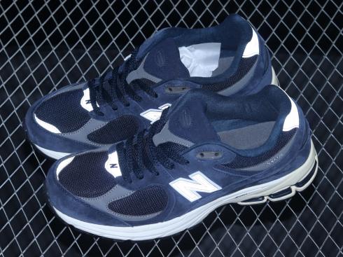 New Balance 2002R Navy Eclipse Grey White Cream M2002RCA - New Balance ...