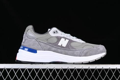 New Balance 992 Grey Blue Red M992AG - New Balance Shoes - Sepcleat