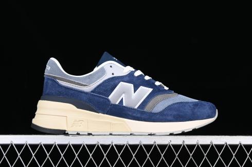 New Balance 997R Navy Cream White U997RHB - New Balance Shoes - Sepcleat