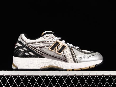 New Balance Black White Metallic Gold M1906RA - New Balance Shoes ...