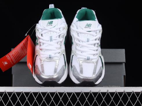 New Balance NB530 White Green Metallic Silver WR530ENG - New Balance ...