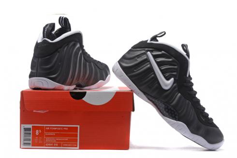 Nike Air Foamposite One Pro Dr Doom Black White Men Basketball Shoes ...