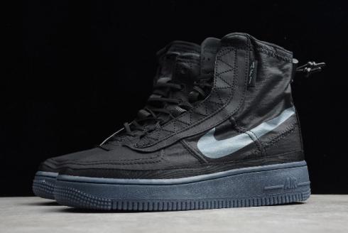 2020 Womens Nike Air Force 1 Shell Black Dark Grey BQ6096 001 - Air ...
