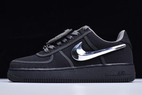 2020 Mens Travis Scott x Nike Air Force 1 Black AQ4211 001 For Sale ...