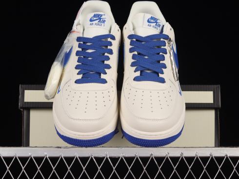 Nike Air Force 1 07 Low Keep Fresh Beige Blue Silver BM1996-077 - Air ...