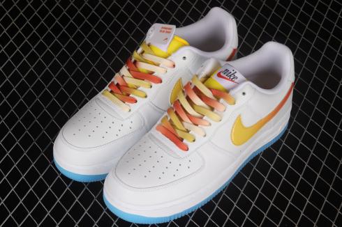 Nike Air Force 1 07 Low White Blue Orange NJ5696-789 - Air Force 1 Low ...