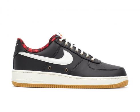 Nike Air Force 1 Low 07 LV8 Lumberjack Pack Black Red Brown 718152-015 ...