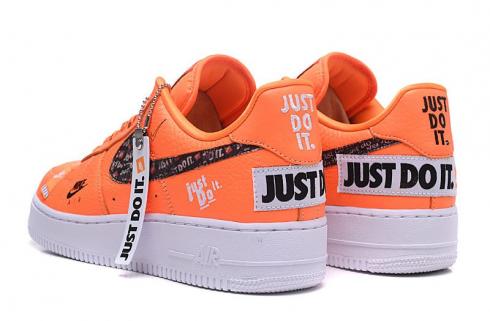 Nike Air Force 1 Low 07 Prm JDI Just Do It Orange Total AR7719-800 ...