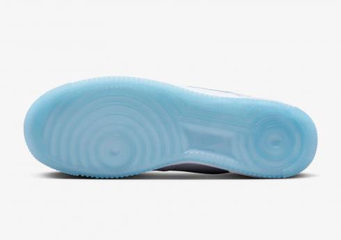 Nike Air Force 1 Low 07 White Ice Blue Sole FV0383-100 - Air Force 1 ...