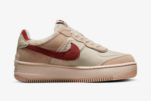 Nike Air Force 1 Shadow Shimmer Mars Stone Sanddrift Pearl White DZ4705 ...