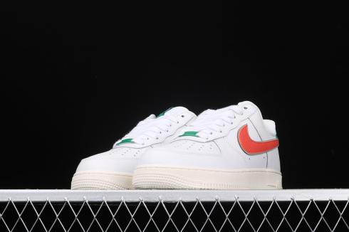 Nike Air Force 1 Low Upstep White Green Red Running Shoes AT2627-152 ...