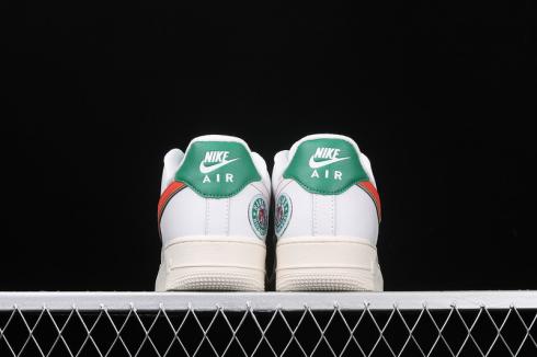 Nike Air Force 1 Low Upstep White Green Red Running Shoes AT2627-152 ...
