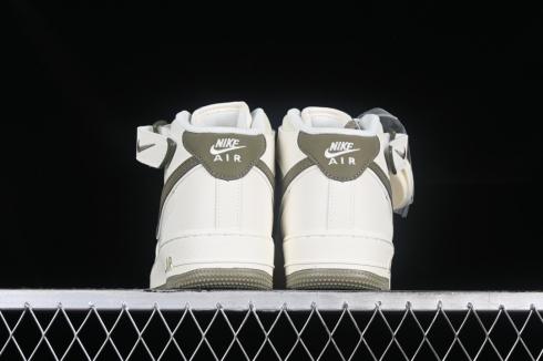 Nike Air Force 1 07 Mid Off White Olive Green SH0235-577 - Air Force 1 ...