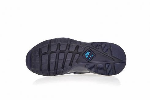 Nike Air Huarache Ultra Flyknit ID Obsidian Light Blue Lacquer Shoes ...