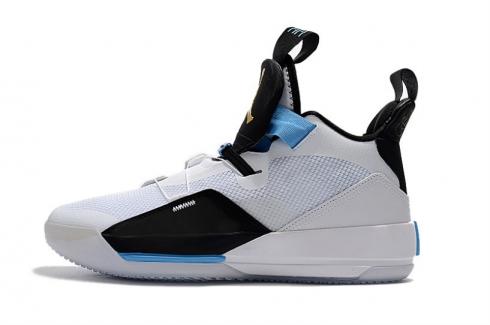 Nike Air Jordan 33 Retro BV5072-141 White Black Blue - Air Jordan 33 ...