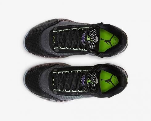 Air Jordan 34 Low Black White Vapor Green Bleached Coral CZ7750-003 ...
