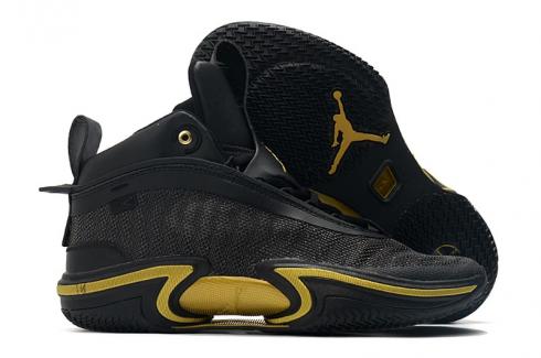 2021 Nike Air Jordan 36 Black Metallic Gold - Air Jordan 36 XXXX - Sepwear