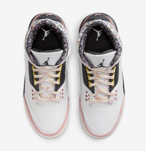 Air Jordan 3 Retro Vintage Floral White Anthracite Red Stardust Sail ...