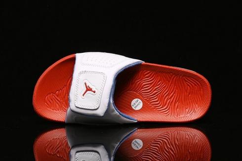 New Air Jordan Hydro 3 III Retro White Fire Red True Blue Sandals ...