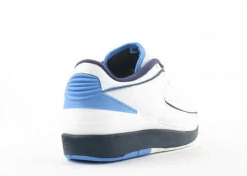 Air Jordan 2 Retro Low Midnight Navy Columbia White Blue 309837-141 ...