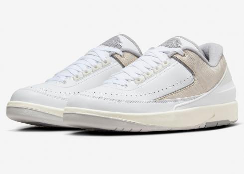 Air Jordan 2 Retro Low Python White Cement Grey Sanddrift Sail DV9956 ...