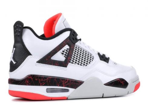 Air Jordan 4 Retro Gs Pale Citron Bright Black Crimson White 408452-116 ...